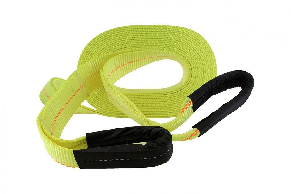 ABN Tow Strap with Reinforced Loops 2in x 30ft Vehicle Recovery Rope ...