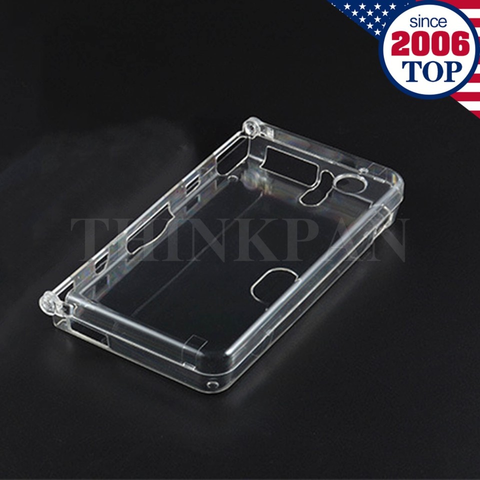 Transparent Clear Crystal Case Hard Cover Shell For Nintendo DSi XL ...