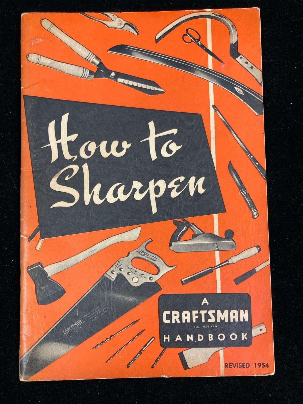 1954 ORIGINAL SEARS CRAFTSMAN HOW TO SHARPEN HANDBOOK | eBay