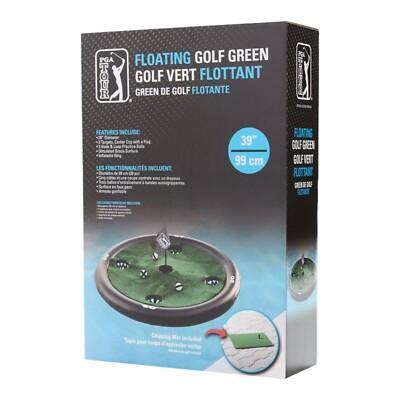 PGA Tour Floating Golf Green with Chipping Mat & Balls Included | eBay