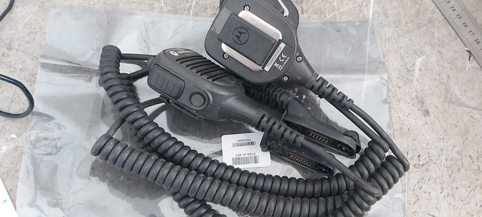 Lot of 3 Motorola PMMN4065A Microphone Make Offer! UPS Shipping! | eBay