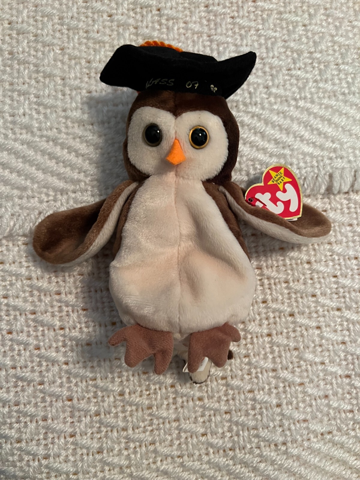 TY Beanie Babies - Wise The Owl 1997-1998 TAG ERRORS 8421041879| eBay
