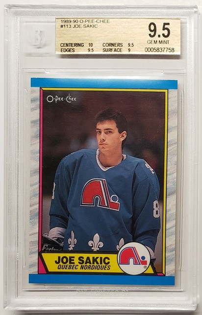 1989-90 O-PEE-CHEE Hockey Joe Sakic Rookie Card # 113. | eBay