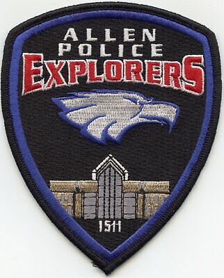 ALLEN TEXAS TX Police Explorers POLICE PATCH | eBay