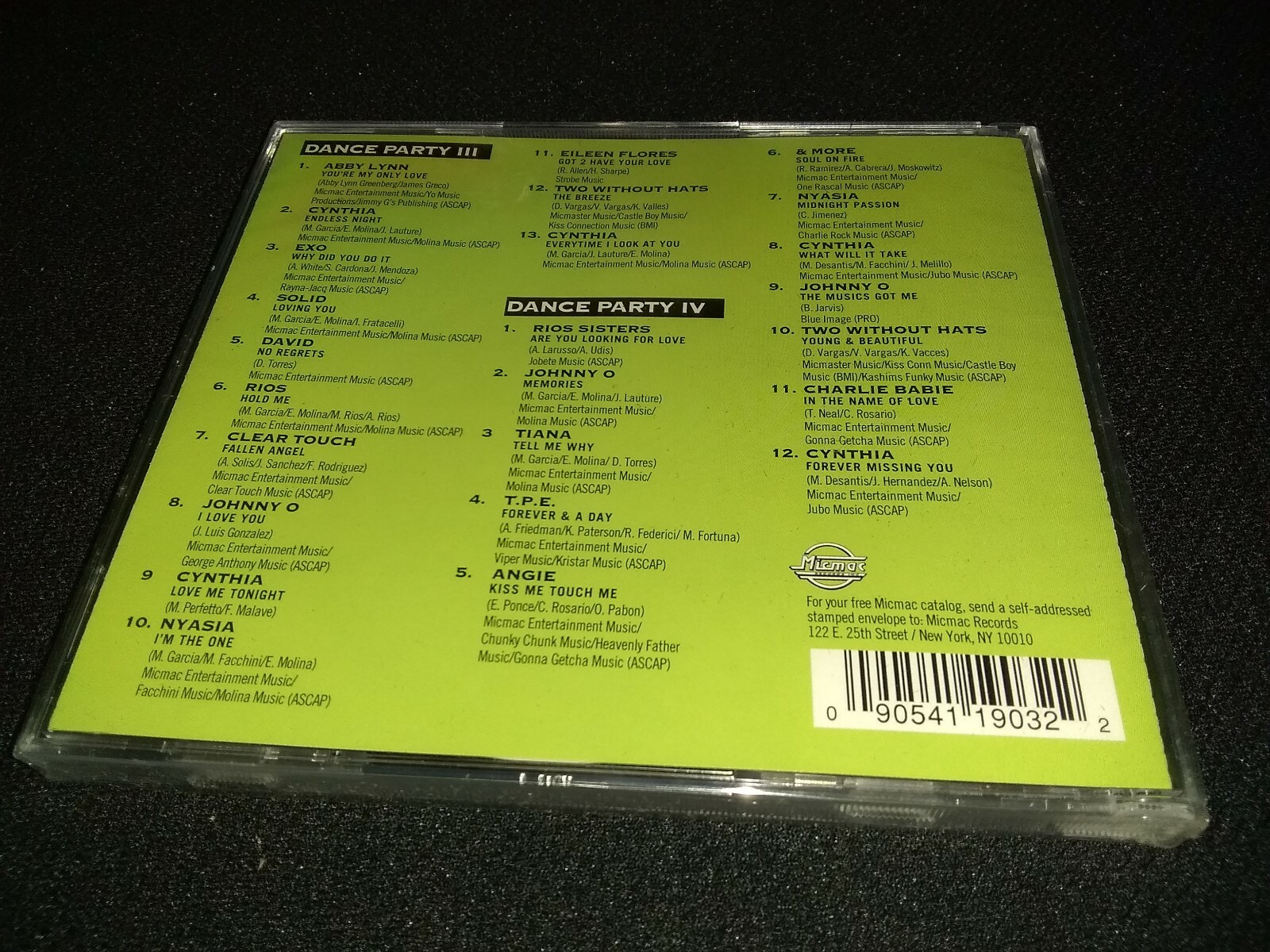 Micmac Dance Party, Vol. 3-4 by Various Artists (CD, Sep-1998, 2 Discs ...