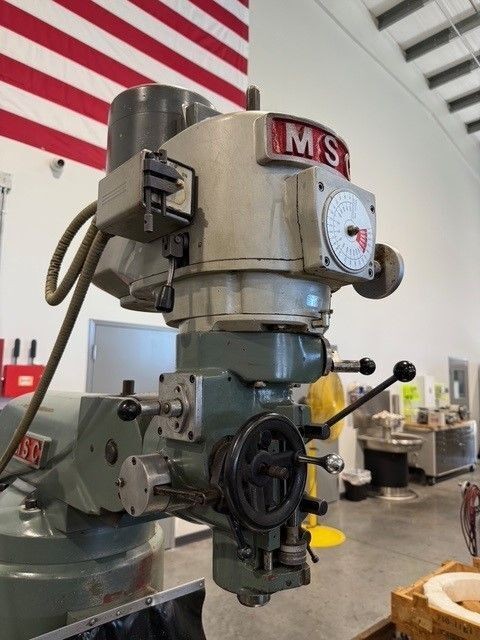 MSC Vertical Milling Machine 2 H.P. Power feed #7575 | eBay