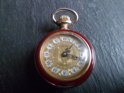Small Vintage or Antique Fob Base Metal Pocket Watch - Working | eBay UK