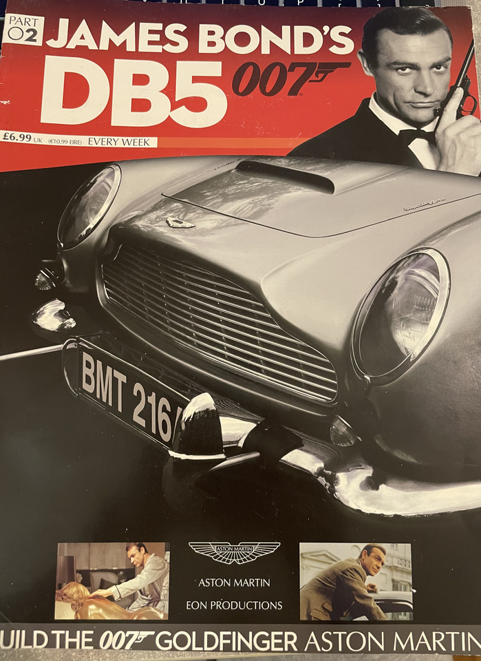 EAGLEMOSS JAMES BOND 007 1:8 ASTON MARTIN DB5 Ignition Cable and Key | eBay
