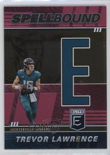 2022 Panini Donruss Elite Spellbound Pink Trevor Lawrence (Letter E) # ...