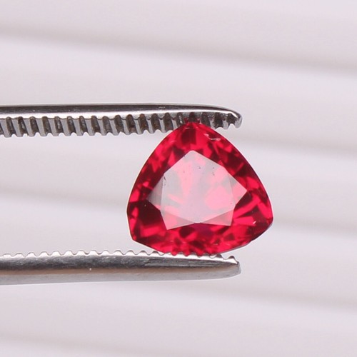 Red Ruby Blood Mozambique 6.30 Ct. Trillion Cut RARE Bright Loose Gemstone | eBay