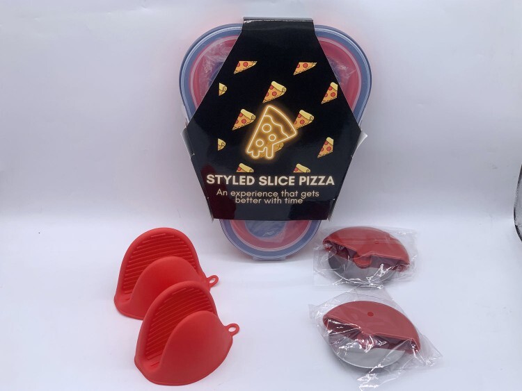 CONTAINER STYLED SLICE PIZZA -Reusable Pizza Storage Containers ...