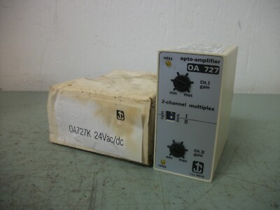 TJC TEKNIK 2-CHANNEL MULTIPLEX OPTO-AMPLIFIER OA727K 24VDC NIB | eBay