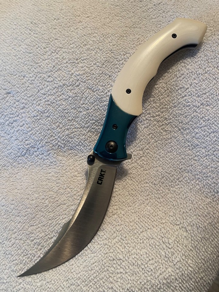 CRKT Ritual Assisted Opening Pocket Knife - Ivory (7471) 794023747102 ...