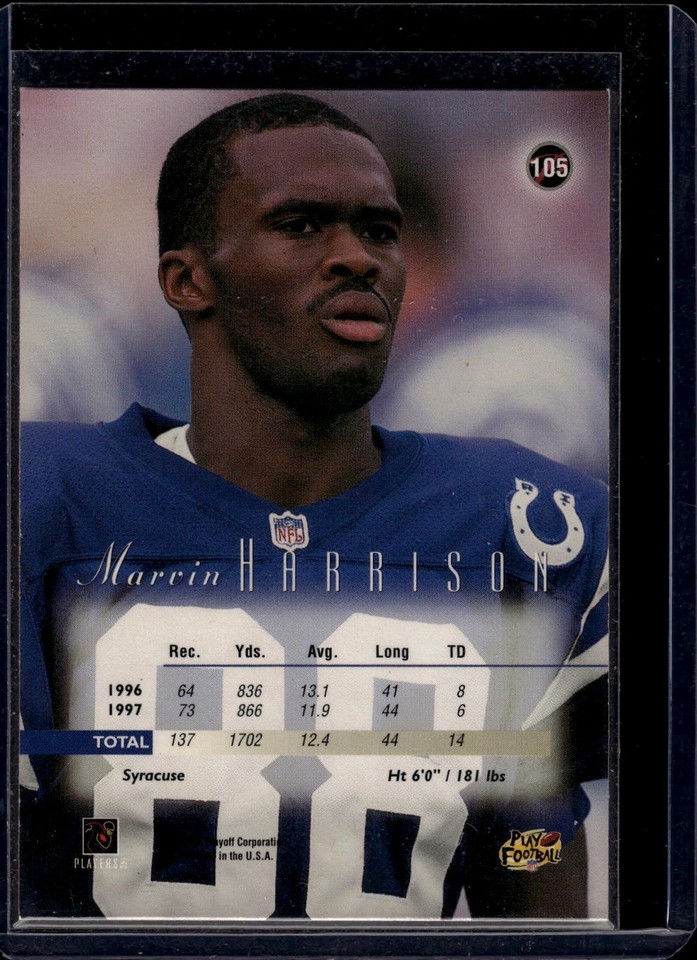 1998 Playoff Prestige SSD Hobby #105 Marvin Harrison | eBay