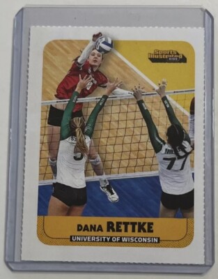 DANA RETTKE ROOKIE Sports Illustrated WISCONSIN Champs VOLLEYBALL RC SI ...