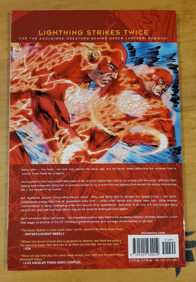 Flash - Rebirth by Geoff Johns (2011, Paperback) 9781401230012| eBay