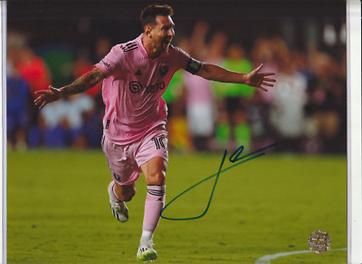 🔥 MIAMI Lionel Messi AUTOGRAPH 8.5x11 w/ *COA* SIGNED Leo 🔥 | eBay