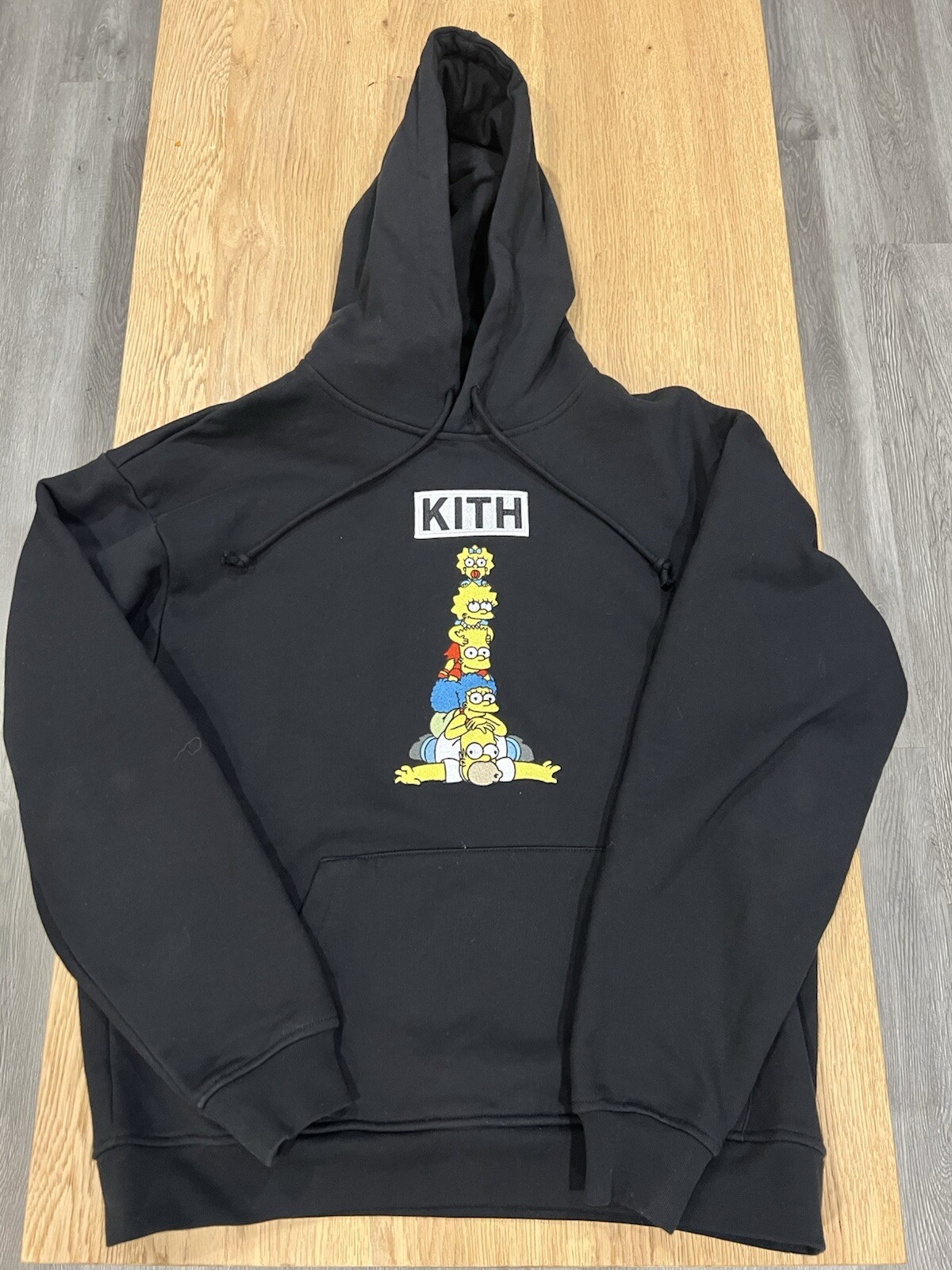 KITH x The Simpsons STACK FAMILY Logo Hoodie in Black… - Gem