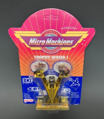 NEW (Vintage) 1987 Micro Machines Trophy Series 1 Galoob UNPUNCHED MOC ...