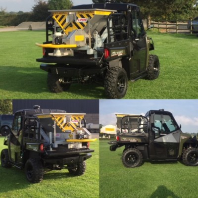 POLARIS RANGER DIESEL GATOR MULE KUBOTA UTV UTILITY VEHICLE SNOW PLOW ...