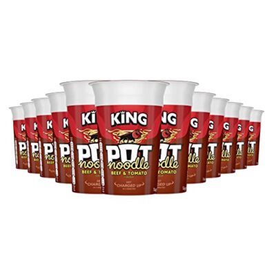 Pot Noodle Beef & Tomato Multipack King Pot Noodle (Pack of 12) | eBay UK