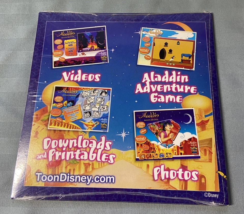 Disney's Aladdin: The Series Awesome Adventure PC CD genie cartoon ...