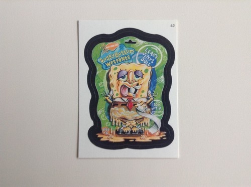 SPONGEBOB SQUAREPANTS 2005 TOPPS WACKY PACKAGES CARD PARODY, #42 SOGGY ...