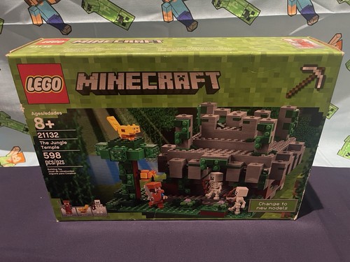 LEGO Minecraft the Jungle Temple 21132 New Sealed Retired Set ...