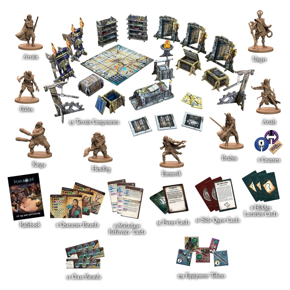 Maladum Of Ale & Adventure Expansion - Dungeon Crawler D&D DND ...