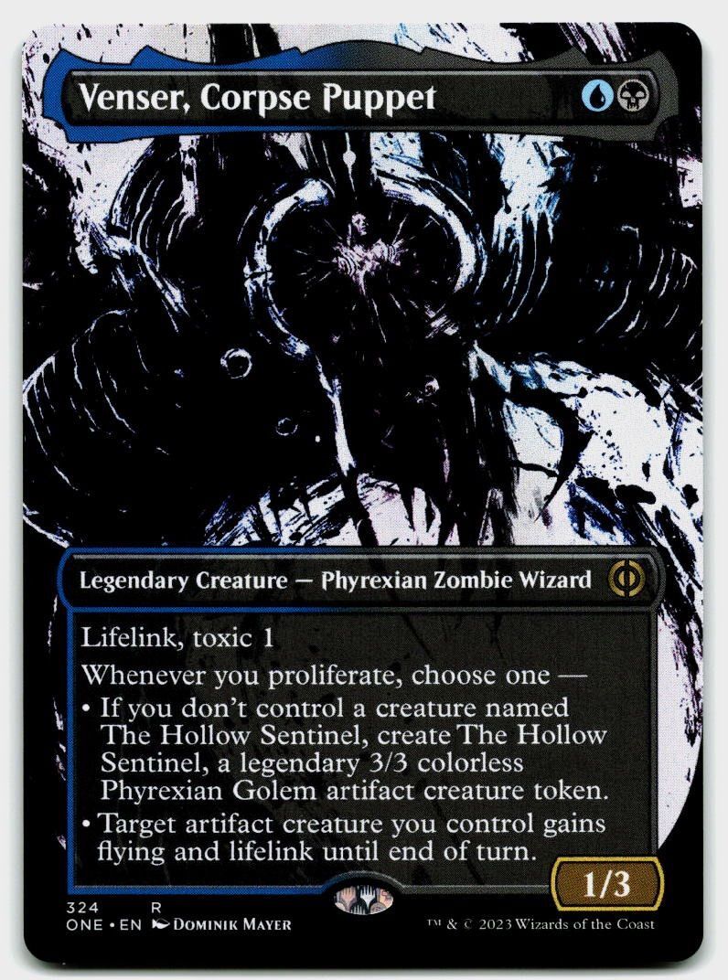 MTG Venser Corpse Puppet Showcase Borderless 324 ONE - Rare - NM | eBay