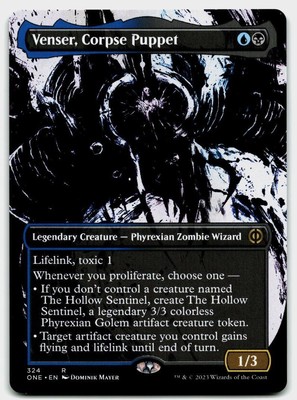 MTG Venser Corpse Puppet Showcase Borderless 324 ONE - Rare - NM | eBay