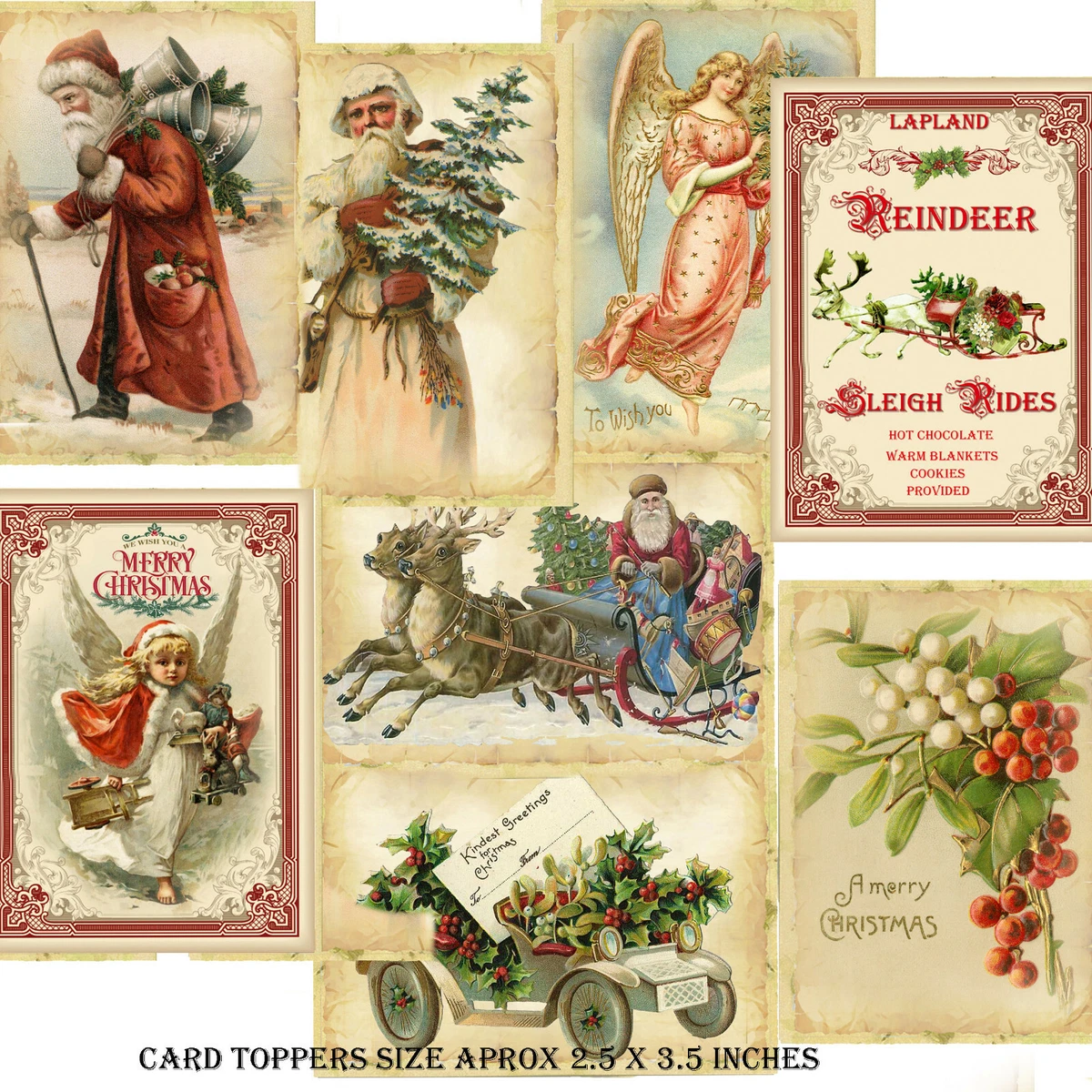 Decoupage Card Toppers