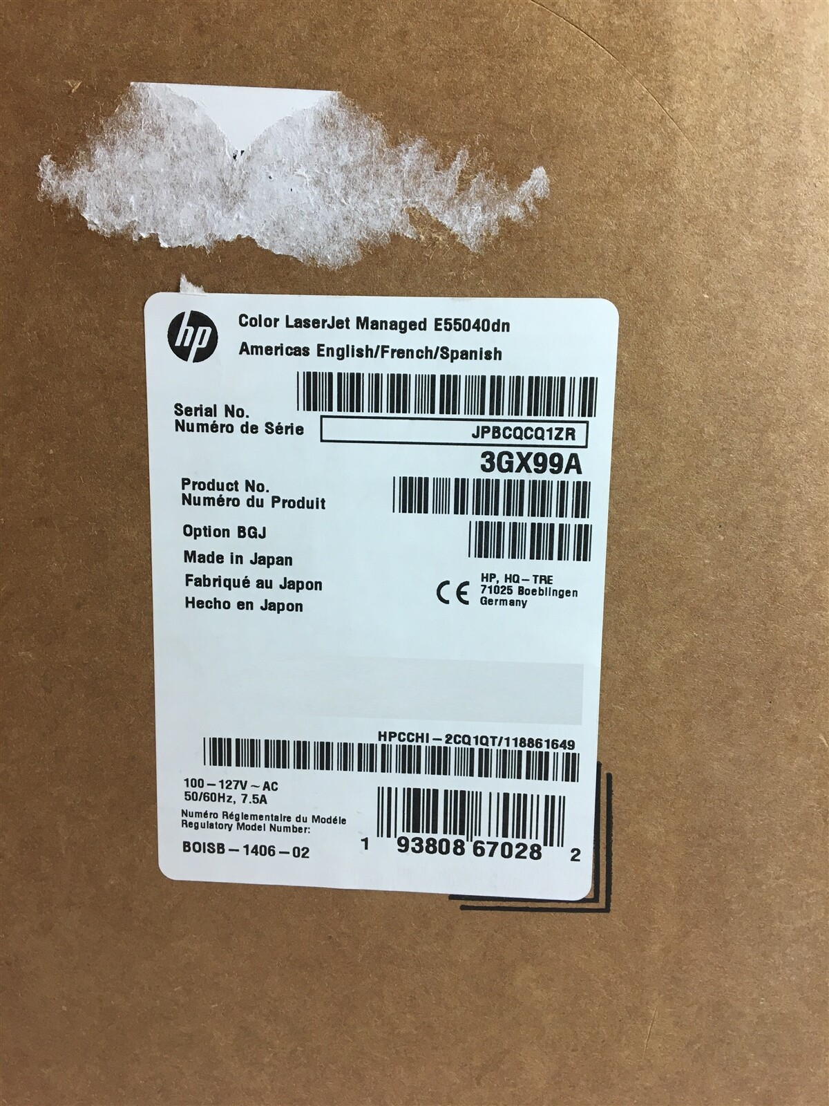 HP Color LaserJet Managed E55040dn (3GX99A) for sale online | eBay