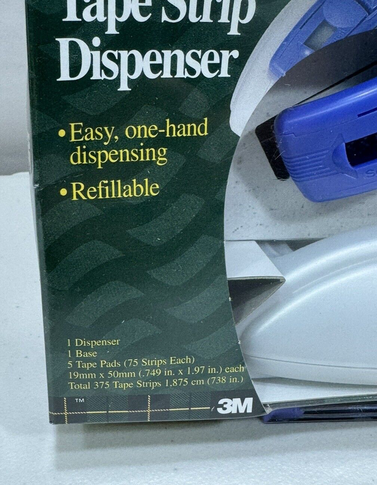 Scotch Pop Up Tape Strip Dispenser Hand Base 5 Tape Pads 375 Strips ...