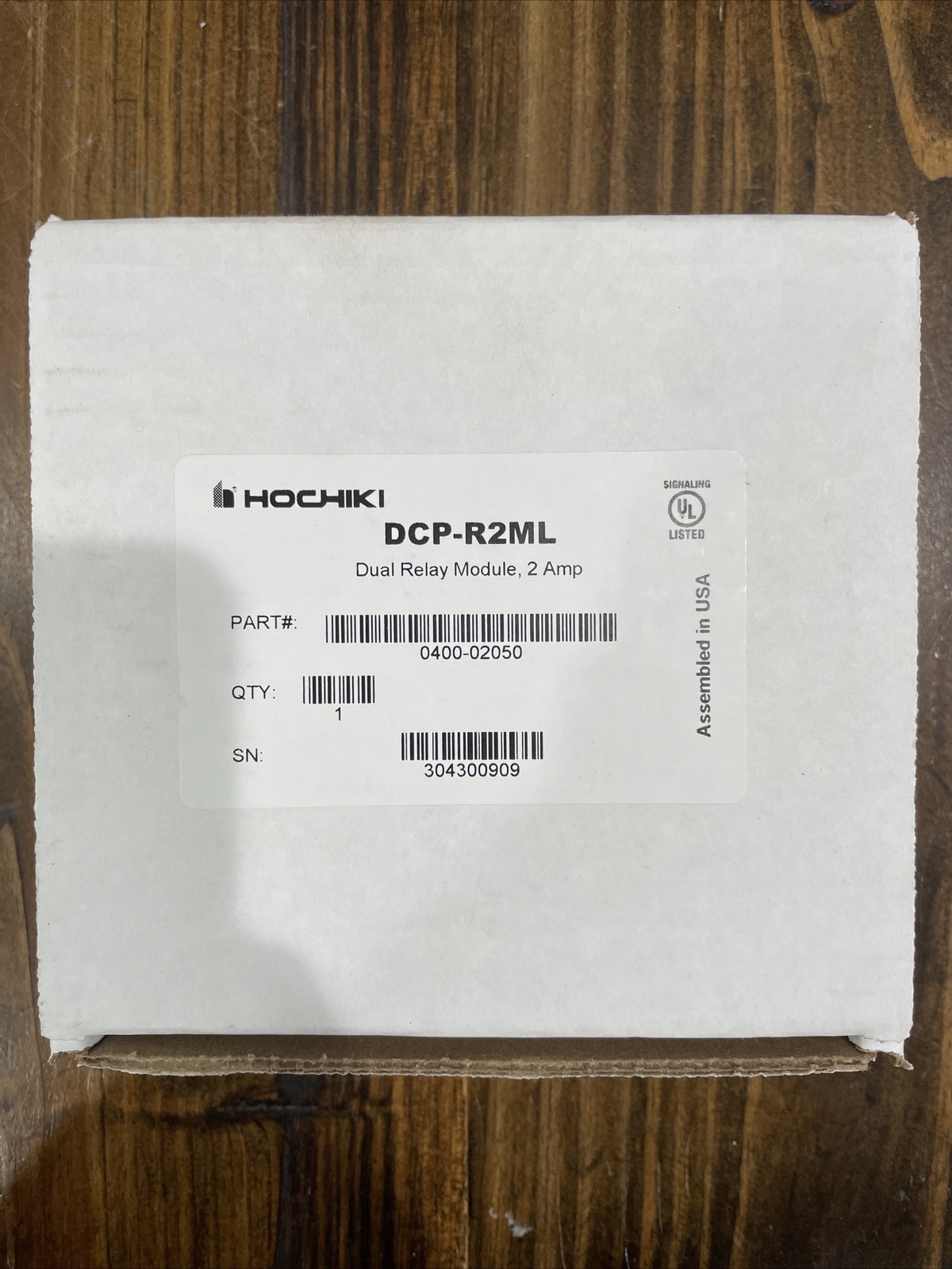 Hochiki Dcp-r2ml Dual Relay Module 2 Amp 0400-02050 for sale online | eBay