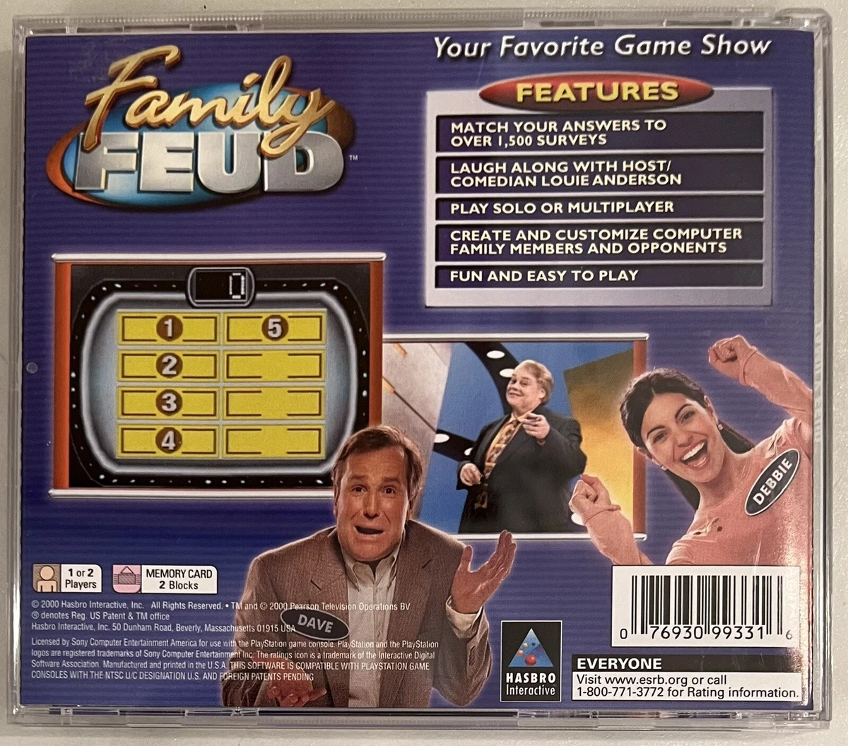 Family Feud Playstation Part 1