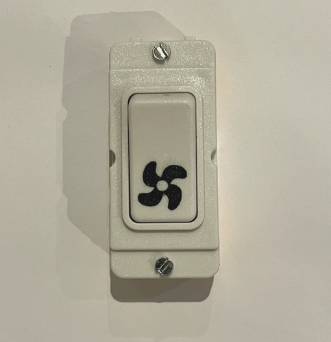 Hamilton Grid-IT 10AX 2 Way Rocker Satin Steel/White | eBay UK