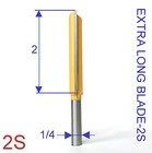 1 pc 1/4" SH 2" Extra Long Straight Router Bit S | eBay