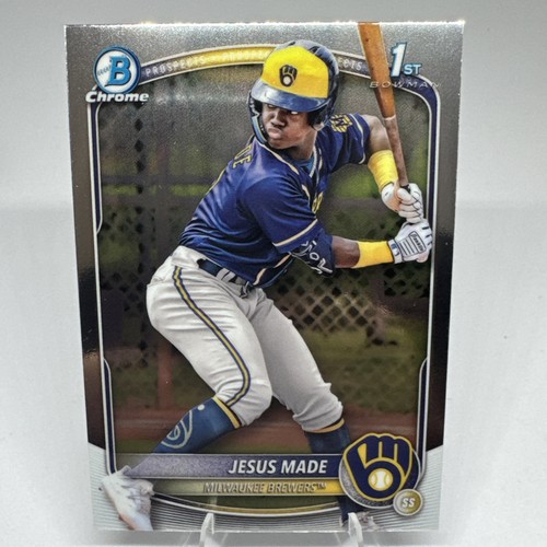 2025 Bowman Jesus Made 1st Bowman Chrome Prospect #BCP-50 - Brewers | eBay
