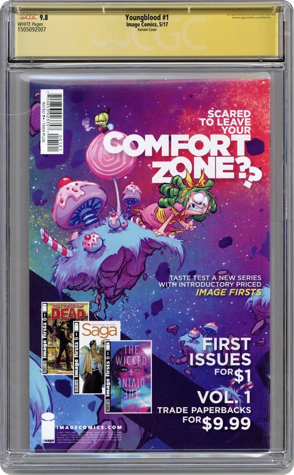 Youngblood 1B Liefeld Variant CGC 9.8 SS Chad Bowers 2017 1505092007 | eBay