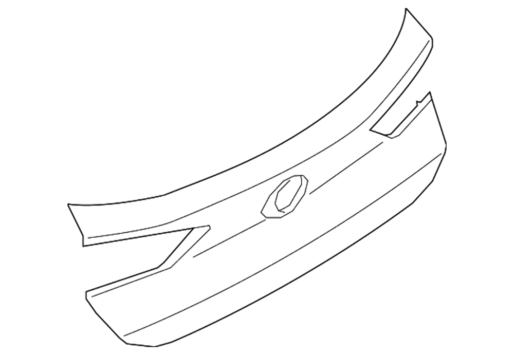 Genuine BMW F39 X2 16d 18d 18dX 18i 20d Trim Tailgate Bottom Primed ...