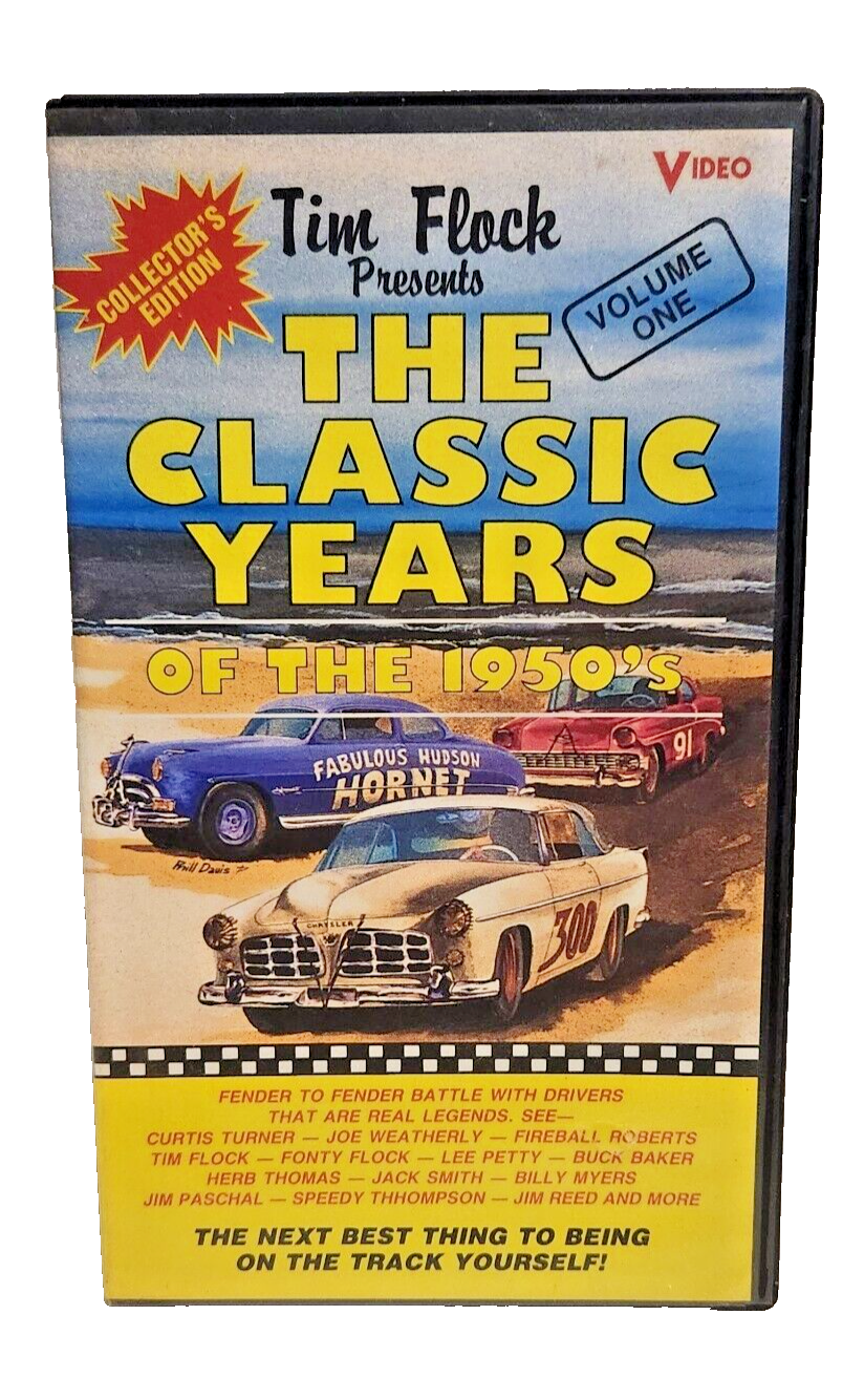 The Classic Years of Stock Car Racing Dirt Track 1950's (VHS) Hudson ...