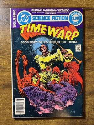TIME WARP 4 JERRY GRANDENETTI COVER BIB HANEY STORY DC COMICS 1980 ...