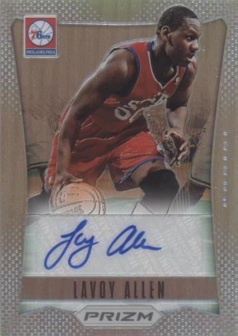 2012-13 Panini Prizm - Autographs Lavoy Allen #66 Silver Prizm /25 (AU ...