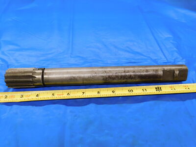 1 23/64 O.D. HSS SHELL REAMER 1/4 KEY 12 FLUTES W/ 1 1/4 STRAIGHT ARBOR ...