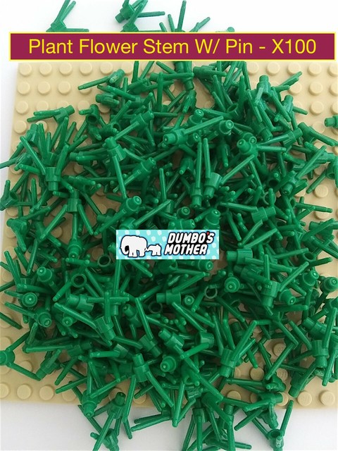 LEGO Flower Stem With Bottom Pin Plant Stalk Grass Landscaping City ...