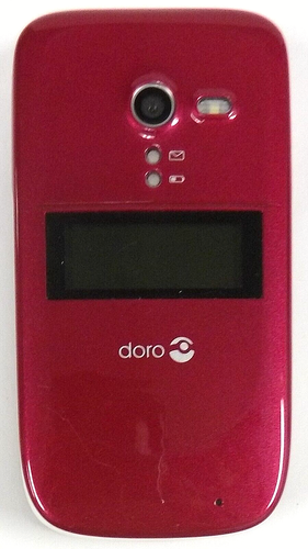 Doro PhoneEasy 626 - Red and White ( Consumer Cellular ) Flip Phone ...