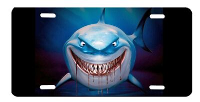 Bruce The Shark Finding Nemo High Gloss Aluminum License Plate | eBay