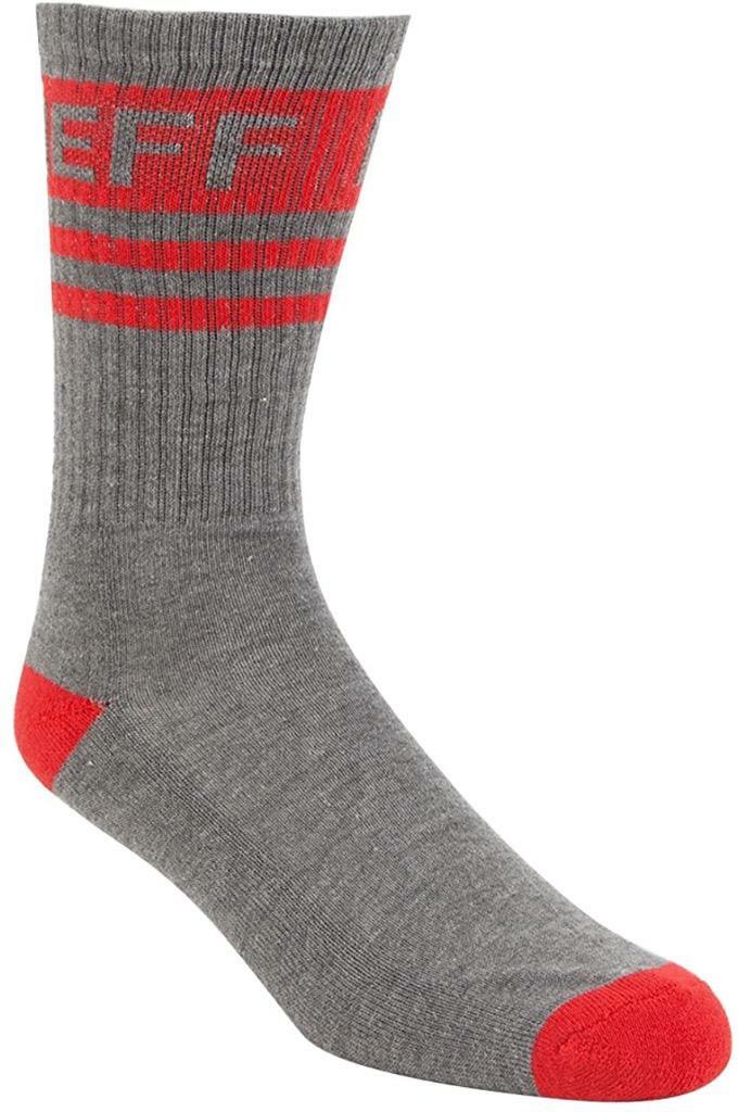 NEFF New World Mens Street Socks Red Combo Grey Skateboarding - Sz 6.5 ...