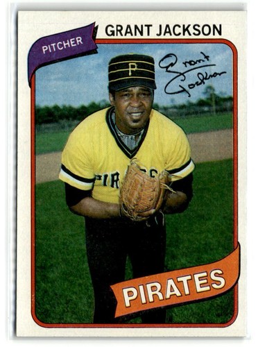 1980 Topps Baseball #426 Grant Jackson Pittsburgh Pirates | eBay